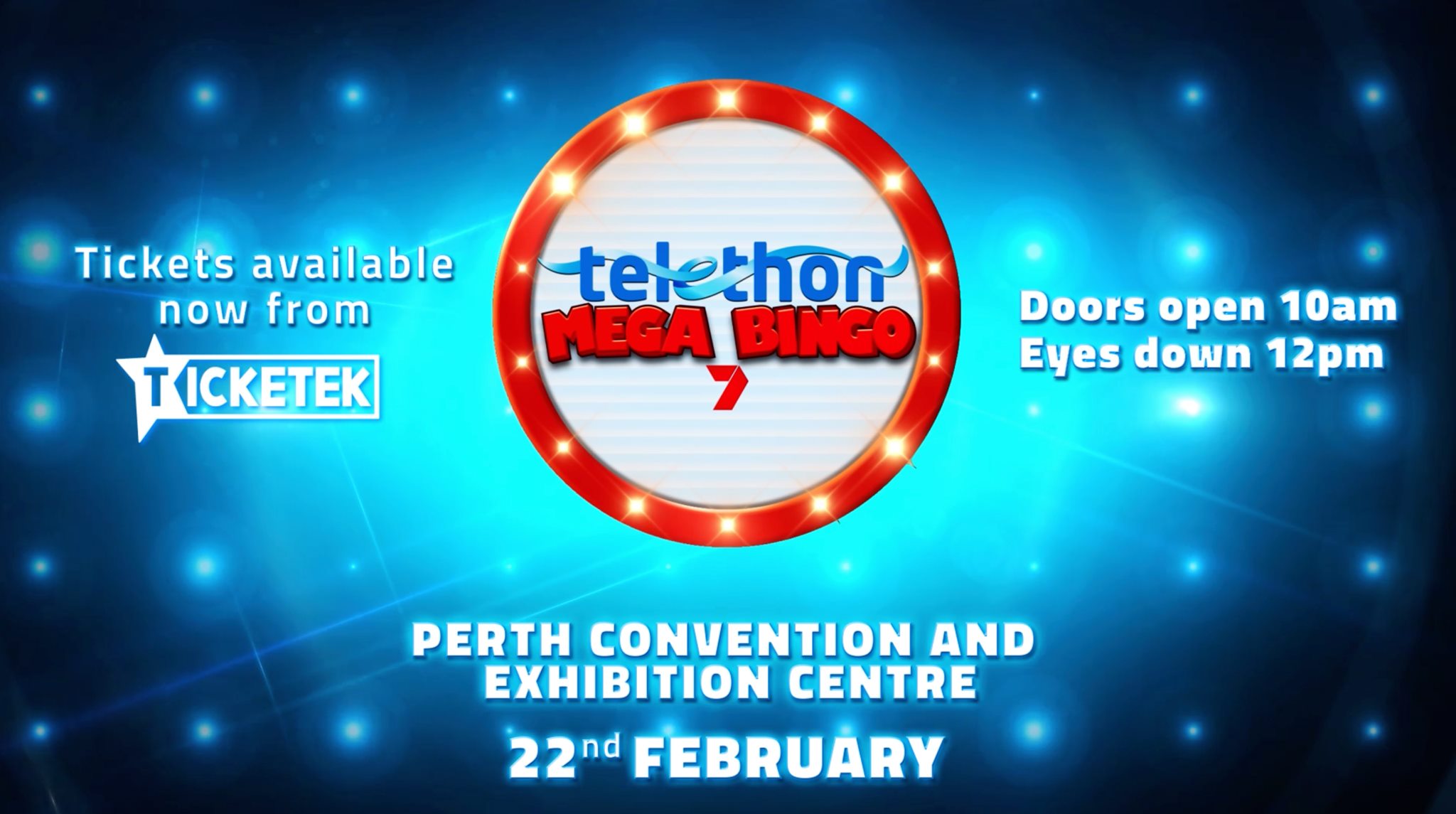 Telethon Mega Bingo | PCEC - Perth Convention And Exhibition Centre