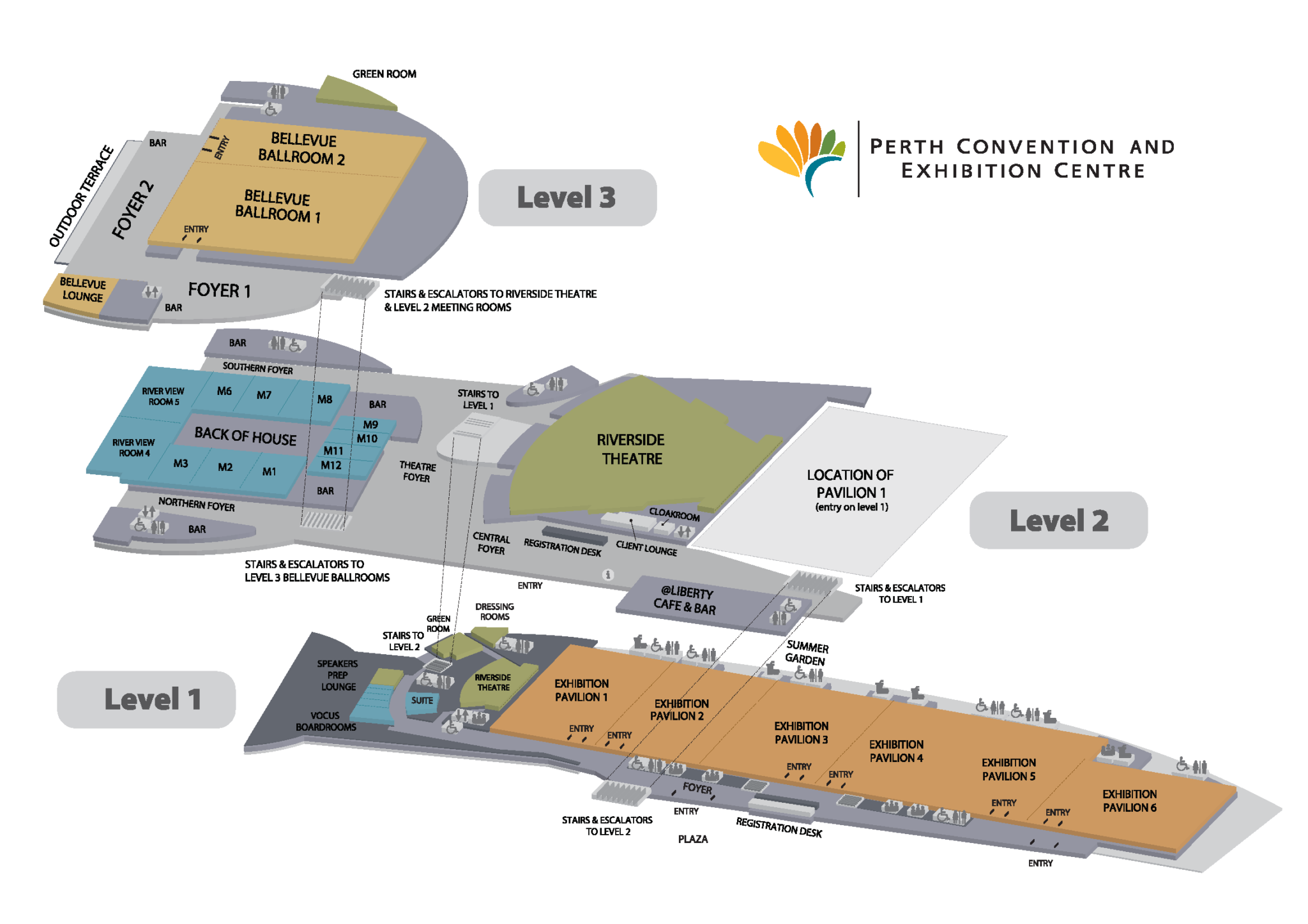 Venue Capacity | PCEC - Perth Convention And Exhibition Centre