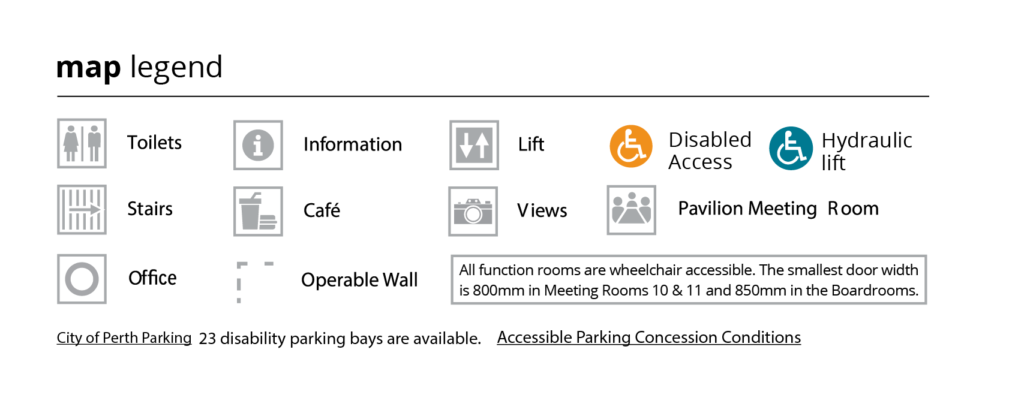 Venue Capacity | PCEC - Perth Convention And Exhibition Centre