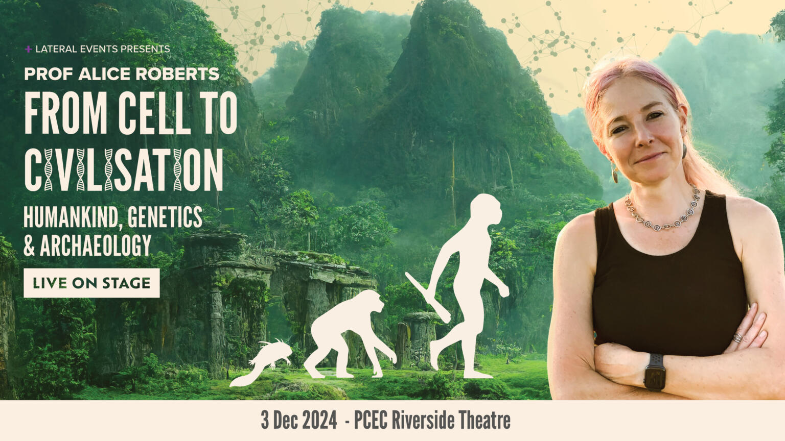Prof Alice Roberts – From Cell To Civilisation - Humankind, Genetics ...