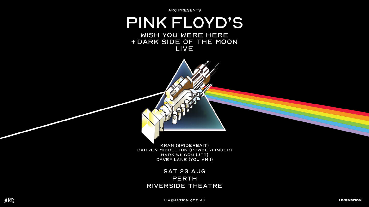 ARC Presents Pink Floyd | PCEC - Perth Convention And Exhibition Centre